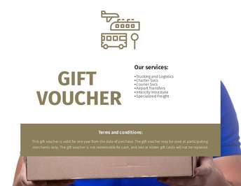 Instantly Create Voucher Designs for Your Transportation Business