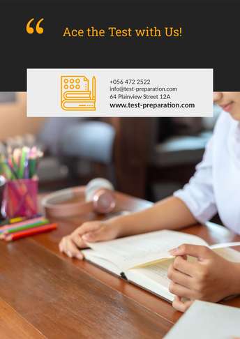 Launch Test Prep Business with Outdoor Banners: Editable Designs in Seconds