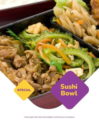 Boost Bento Business with Eye-Catching Indoor Signage Designs!