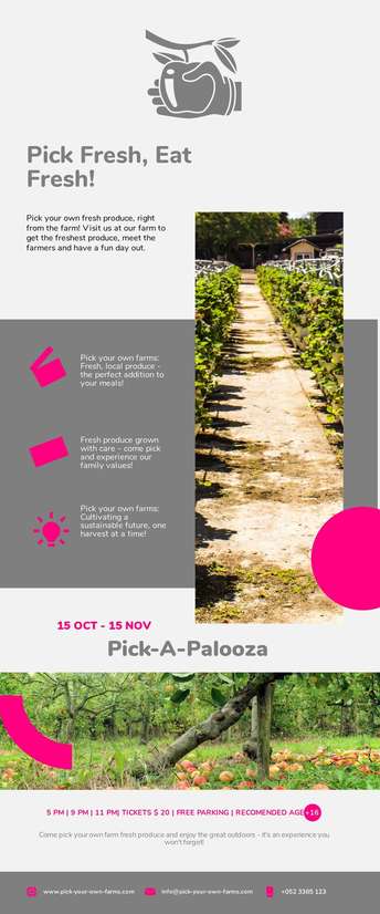 Choose the Best Newsletters Templates for Your Pick Your Own Farms Business