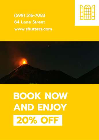 Launching Your Shutters Business with Outdoor Banners: Editable Designs