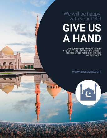 Enhance Mosque Marketing: Get the Best Volunteering Brand Designs!