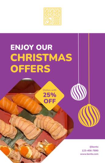 Launch Your Bento Business Today with Editable Brand Material!