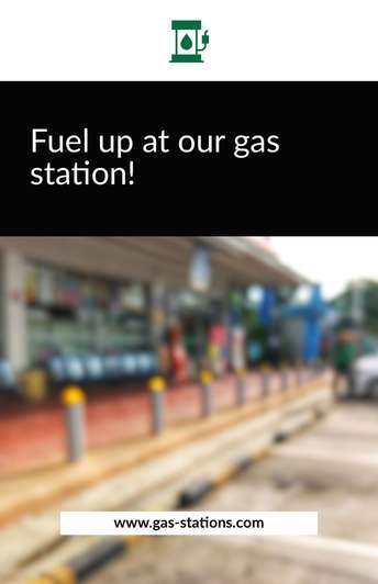 Launch Your Gas Station Business with Editable Outdoor Banners
