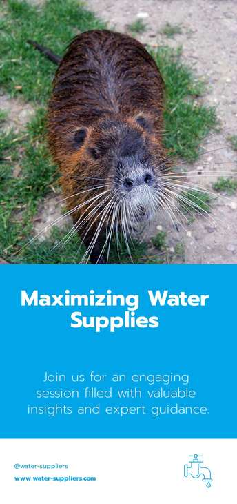 Boost Your Water Suppliers Business with Branded Editable Materials