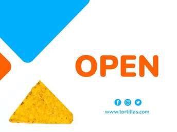 Launch Your Tortillas Business with Instant Informational Editable Designs