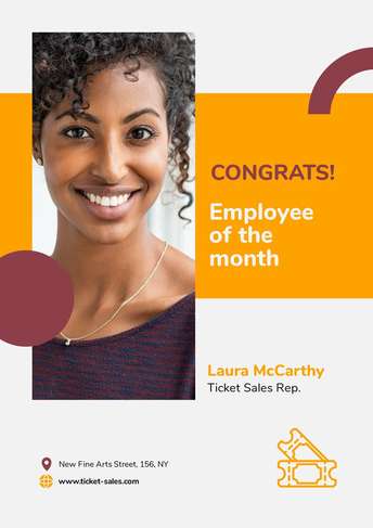 Launch Your Ticket Sales Biz with Employee Rewards Editable Designs!