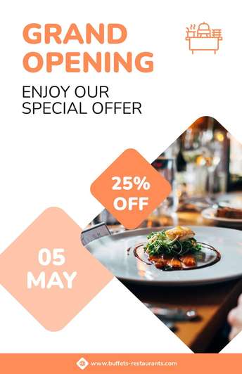 Top Outdoor Banners Templates for Your Buffets Restaurants Business!