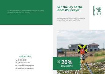 Boost Your Land Surveying Business with Branded Marketing Templates