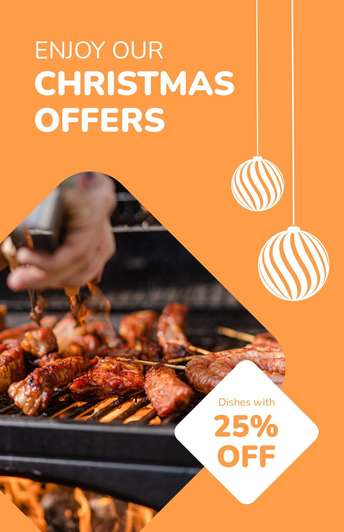 Launch Your Barbeque Restaurant Today with Editable Brand Material!