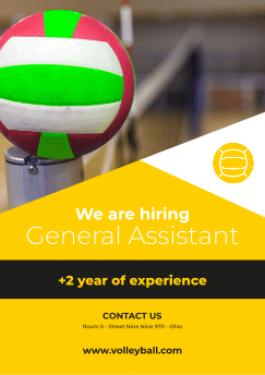 Top Recruitment Templates for Your Volleyball Business: Get Designs!