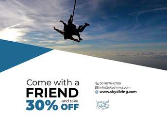Skydiving Specials: Elevate Your Marketing with Custom Branded Designs!