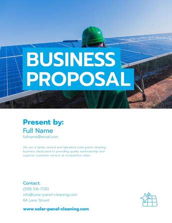 Launch Your Solar Panel Cleaning Business with Instant Editable Designs