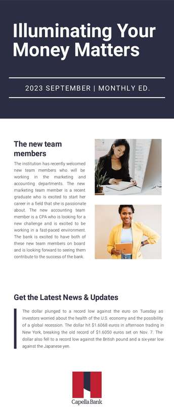 Boost Engagement with Our Newsletters Editable Designs for Business