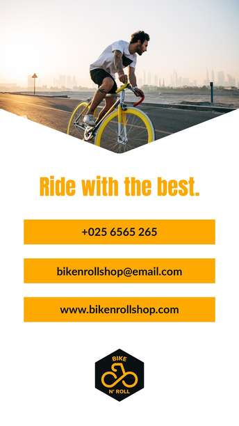 Rev up Your Bicycle Business: Launch Today with Editable Branding!