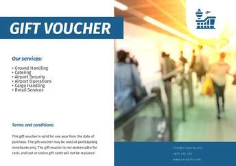 Instantly Create Voucher Designs for Your Airports Business - Easy!