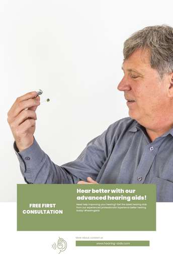 Boost Your Business with Eye-Catching Outdoor Hearing Aid Banners!