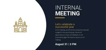 Launch Your Hindu Temples Business with Editable Internal Event Designs