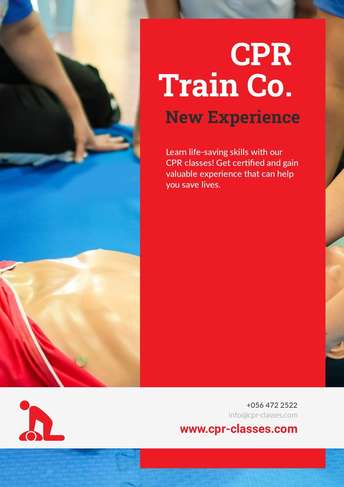 Instantly Create CPR Class Programs & Courses with Editable Designs