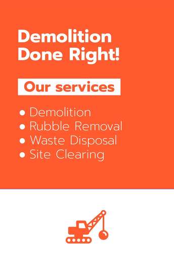 Top Outdoor Banners Templates for your Demolition Services Business