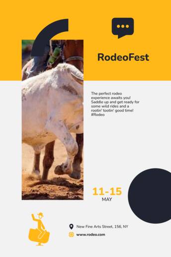 Boost Your Rodeo Business with Top Branded Editable Marketing Materials