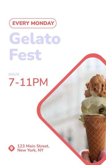 Launch your Gelato Business with Outdoor Banners: Editable Designs!