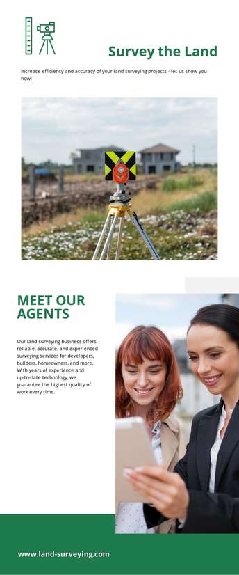 Launch Your Land Surveying Business with Instantly Editable Newsletter ...
