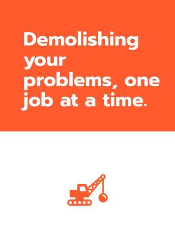 Top Outdoor Banners Templates for your Demolition Services Business