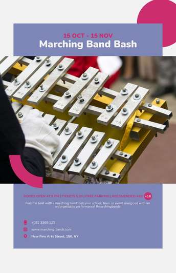 Top Outdoor Banner Templates for Marching Bands Business Success!