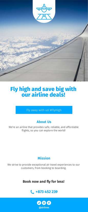 Sky-high Success: Elevate Your Airline Marketing with Branded Newsletters!