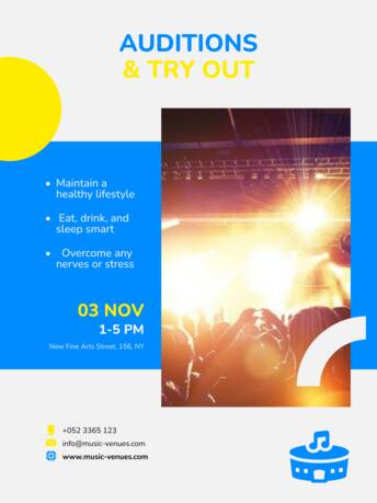 Unlock Success: Vibrant Recruitment Designs for Music Venue Growth!