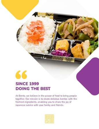 Boost Bento Business with Eye-Catching Indoor Signage Designs!