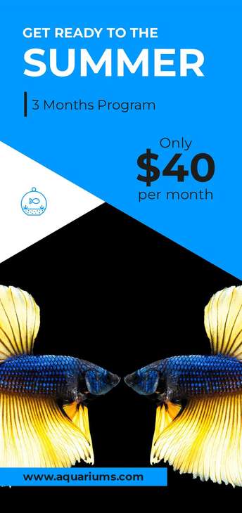 Ready to Dive In? Launch Your Aquariums Business with Editable Branding!