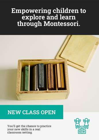 Top Outdoor Banners Templates for Montessori Schools Business