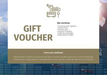Instantly Create Voucher Designs for Your Transportation Business