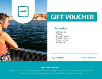 Top Voucher Templates for Boat Tours Business - Get the Best!