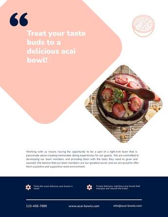 Boost Your Acai Bowl Business with Stunning Branded Designs!