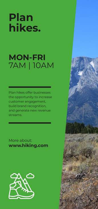 Boost Your Hiking Business with Effective Branded Designs!