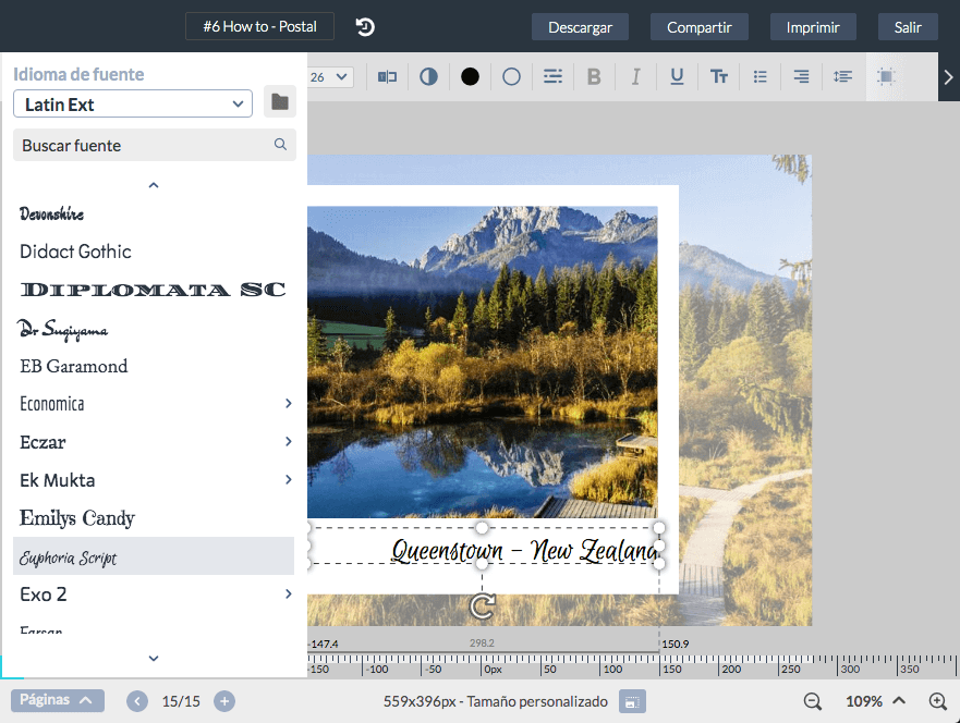 How to make a postcard online within minutes with Desygner.