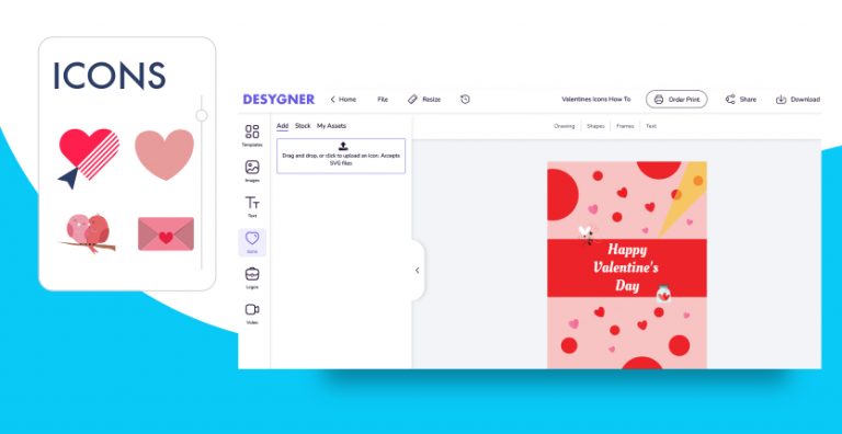 How to Create a Valentine's Day Card Online with Desygner