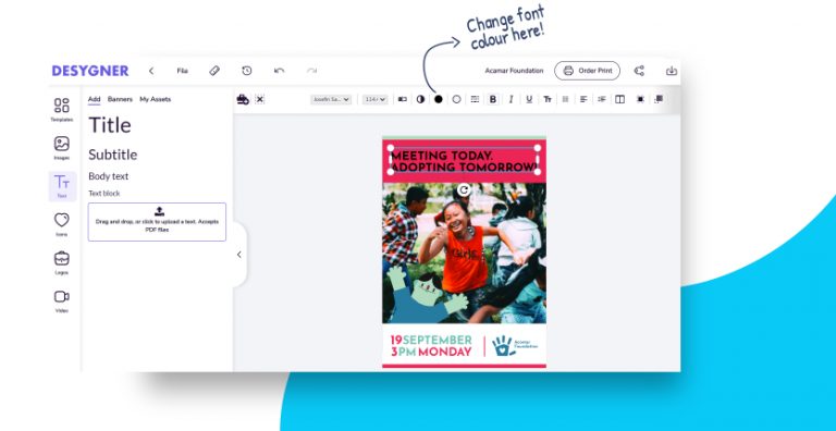 How to Create a Poster Online with Desygner Templates