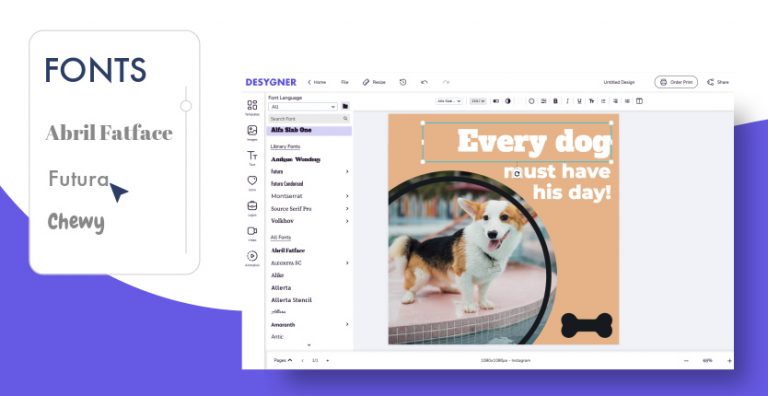 How to add text to photos in just 4 steps using Desygner. It is free!