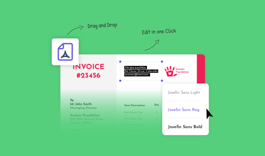 How To Edit An Actual PDF Invoice Easy And FREE Step By Step Guide 
