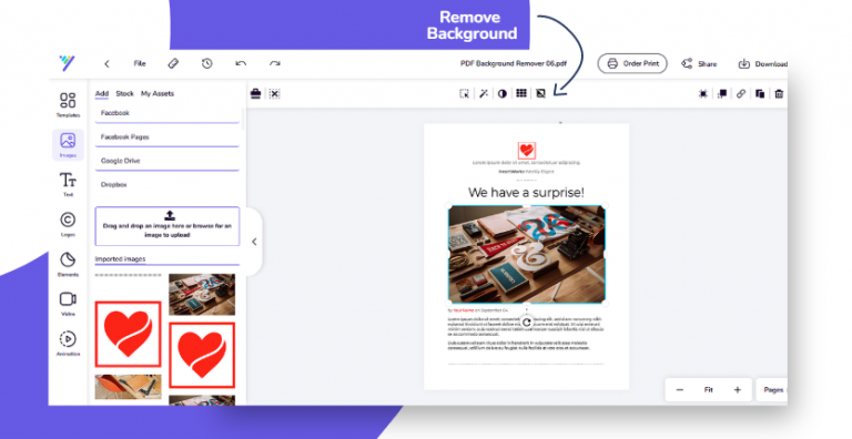 How To Remove Background From PDF Document Easily Desygner